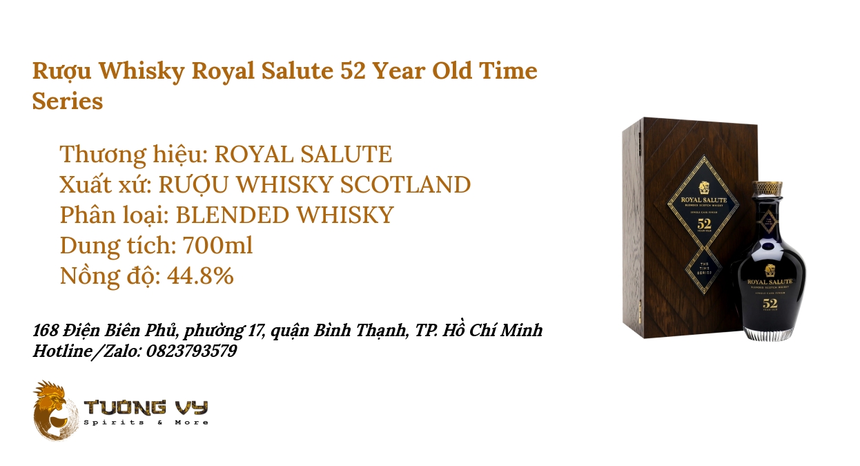 Rượu Whisky Royal Salute 52 Year Old Time Series
