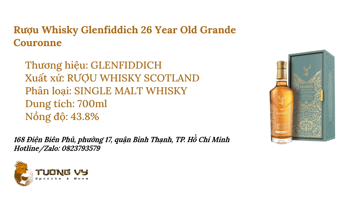 Rượu Whisky Glenfiddich 26 Year Old Grande Couronne