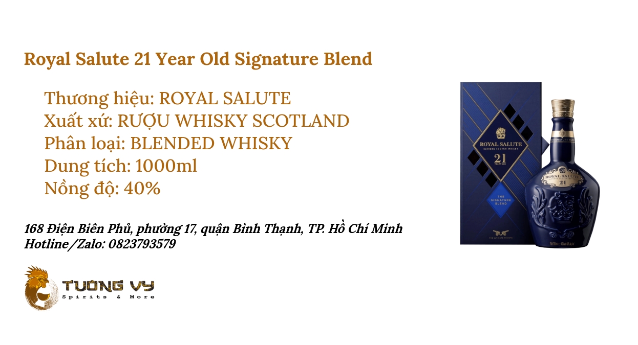 Royal Salute 21 Year Old 1000 ml