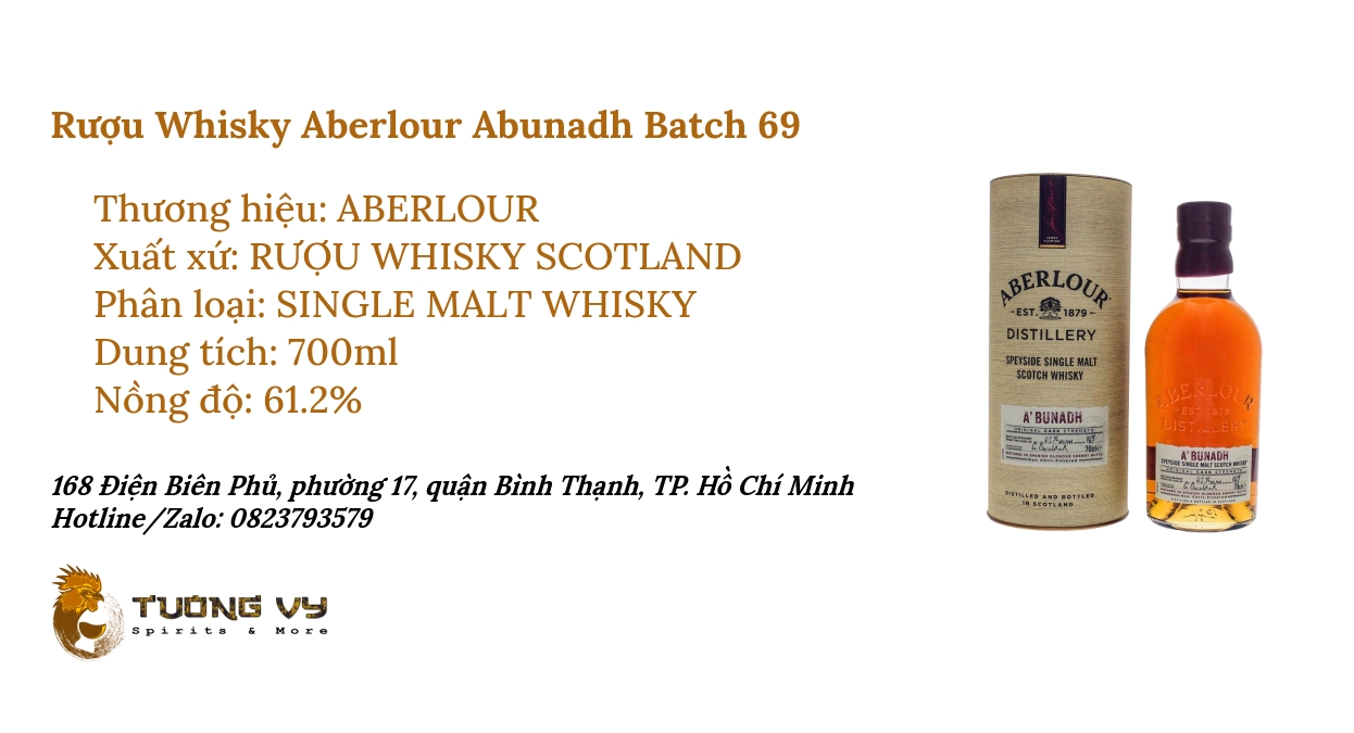 Rượu Whisky Aberlour Abunadh Batch 69