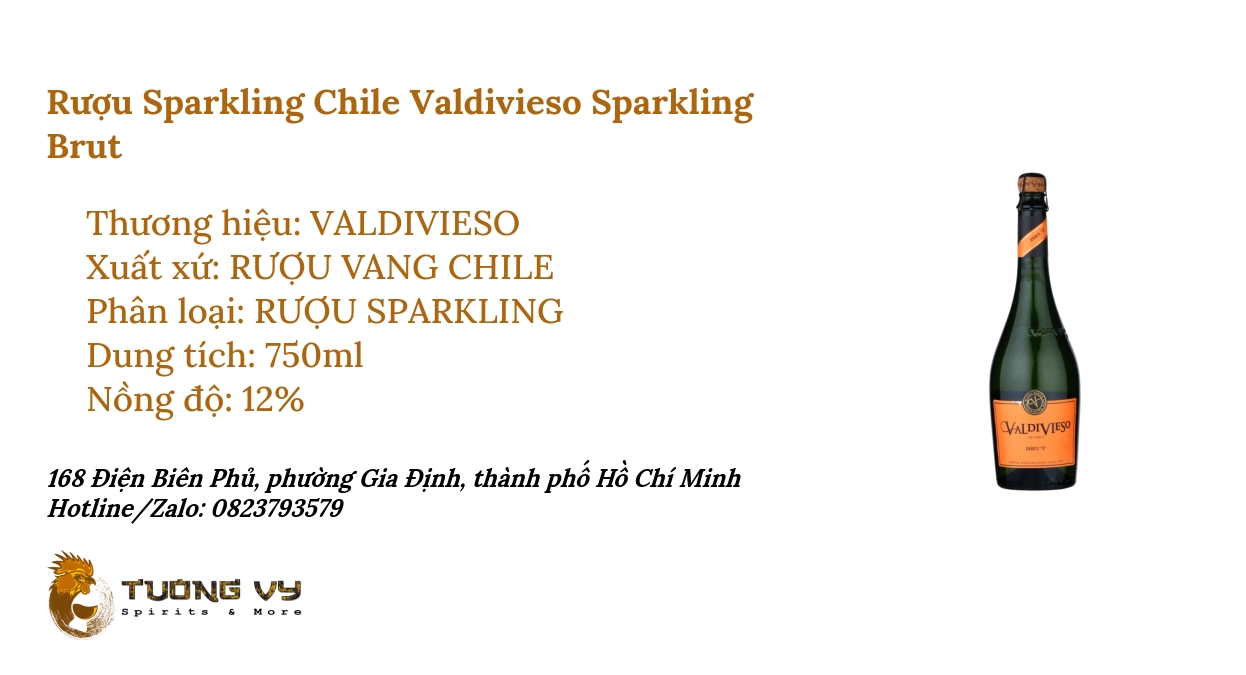 Rượu Sparkling Chile Valdivieso Sparkling Brut