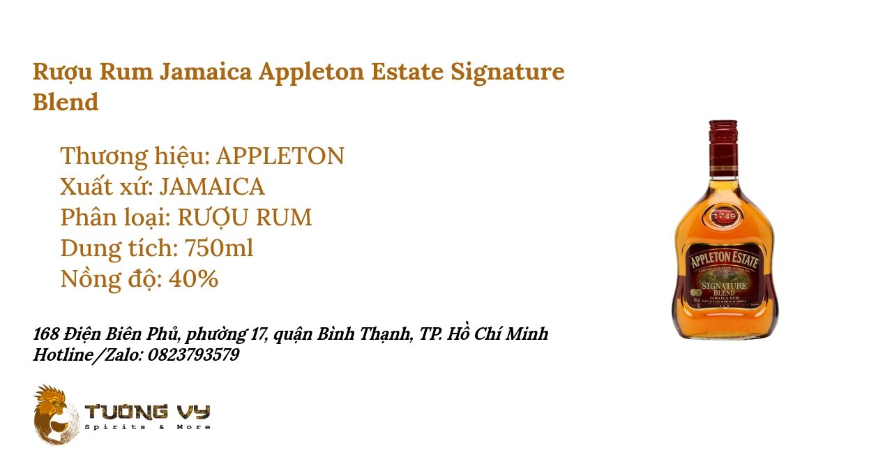 Rượu Rum Jamaica Appleton Estate Signature Blend