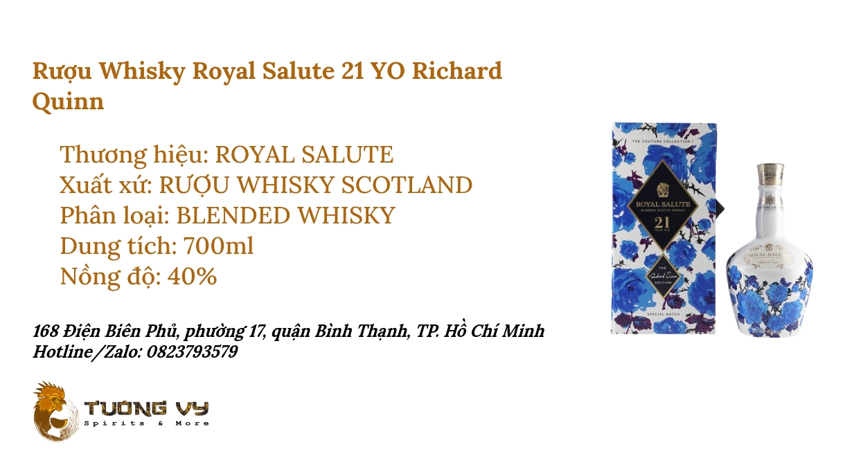 Rượu Whisky Royal Salute 21 YO Richard Quinn