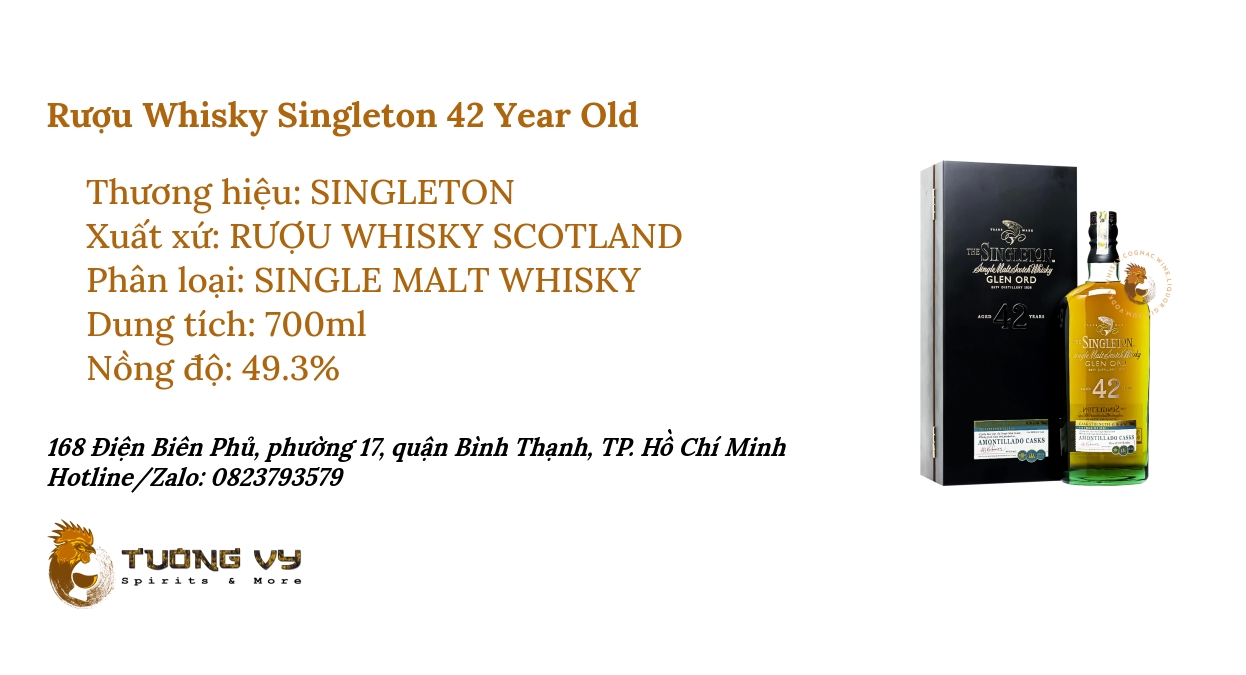 Rượu Whisky Singleton 42 Year Old