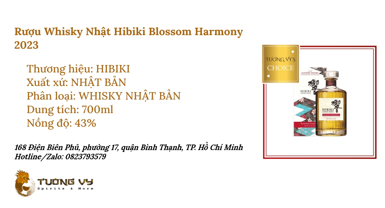 Rượu Whisky Hibiki Blossom Harmony 2023