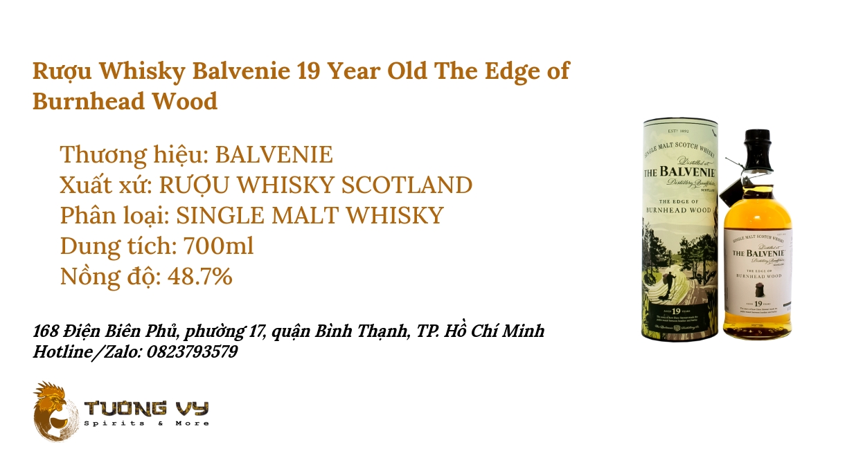 Rượu Whisky Balvenie 19 Year Old The Edge of Burnhead Wood