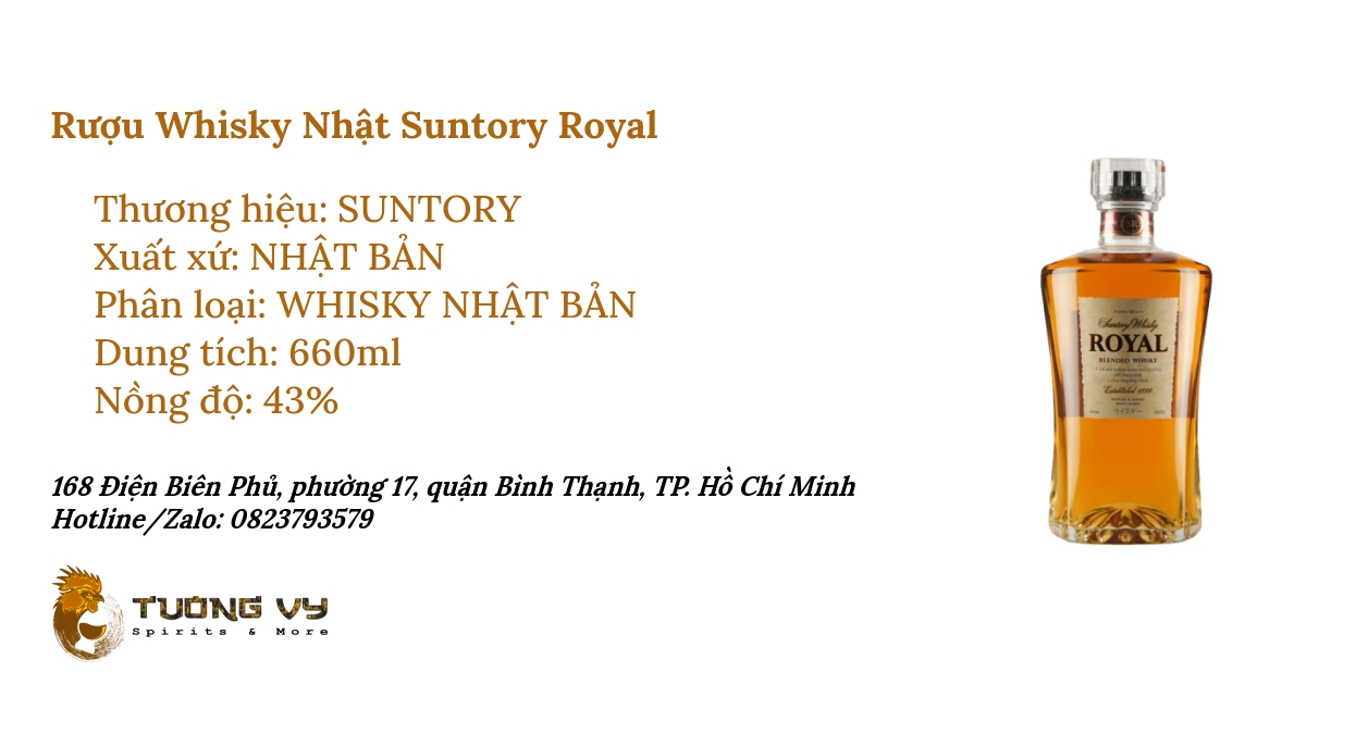 Rượu Whisky Nhật Suntory Royal