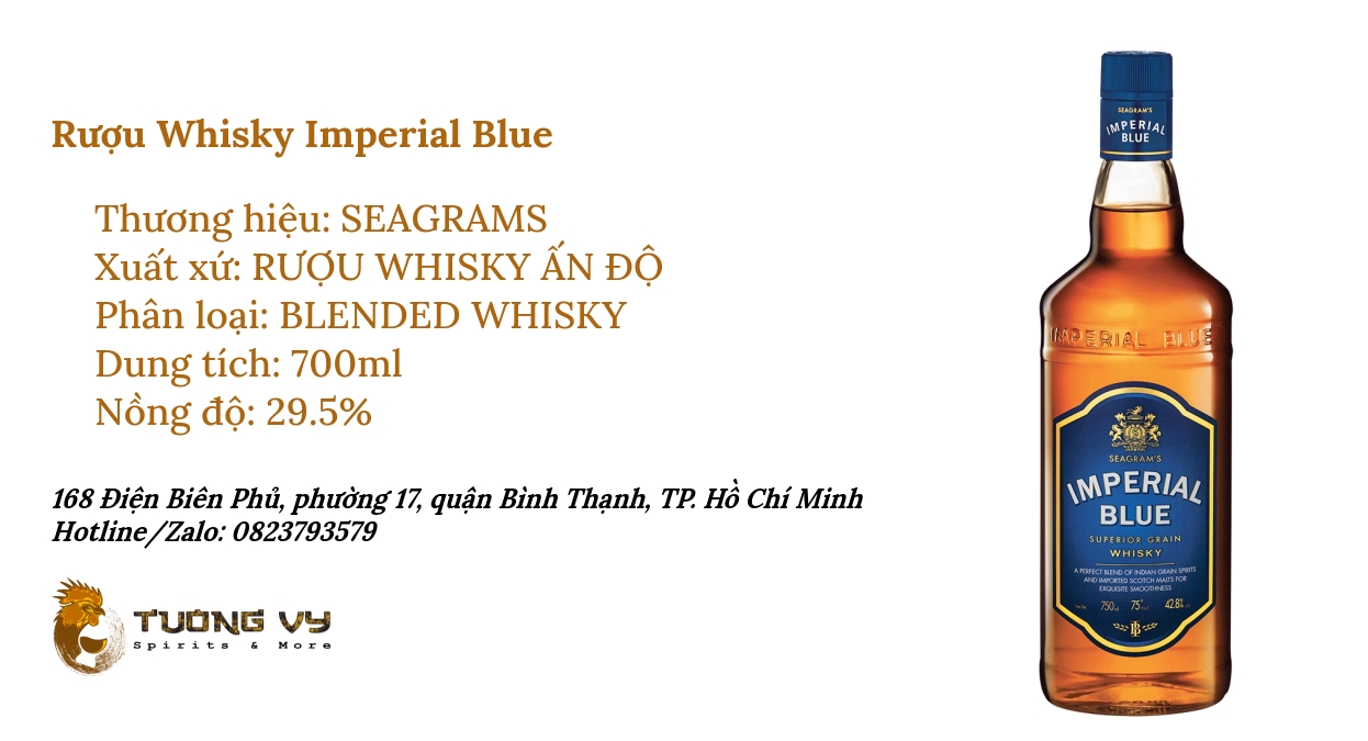 Rượu Whisky Imperial Blue