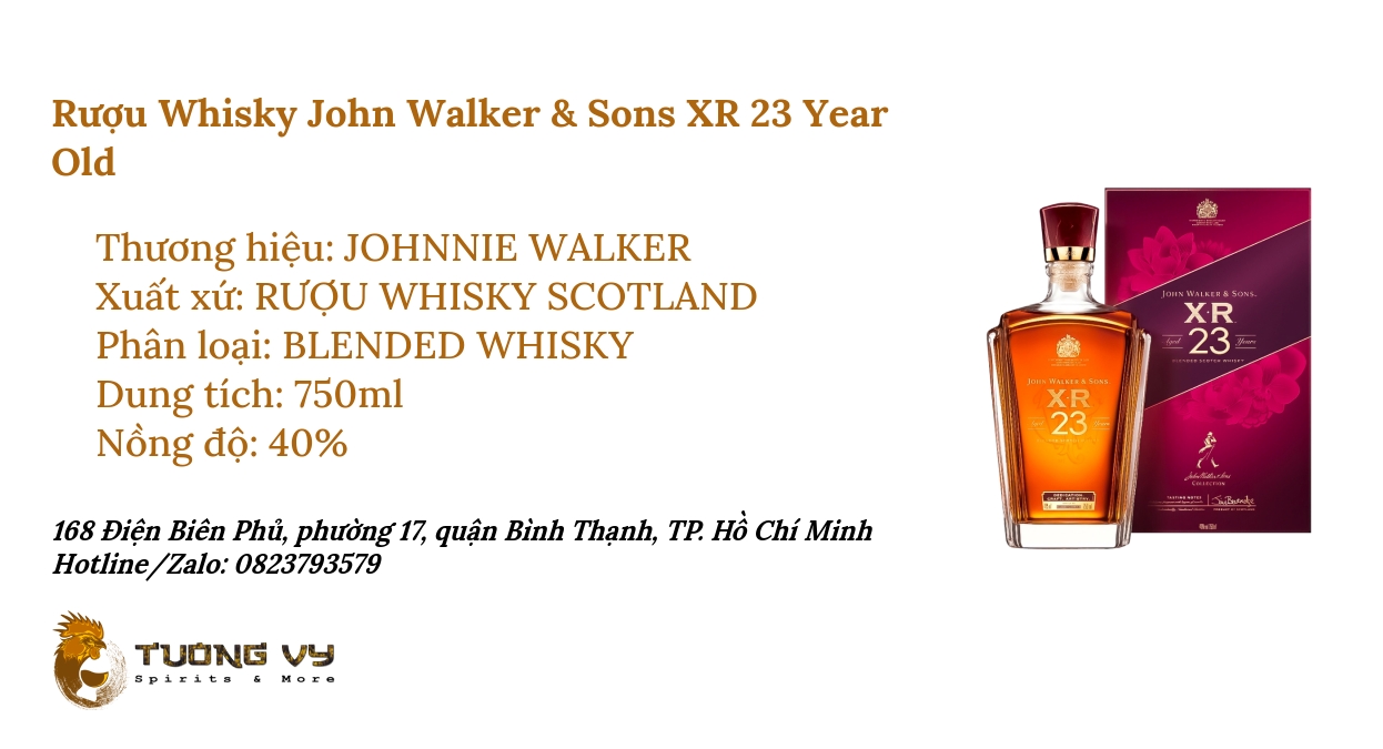Rượu Whisky Johnnie Walker XR 23 Year Old
