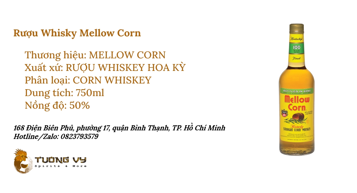 Rượu Whisky Mellow Corn