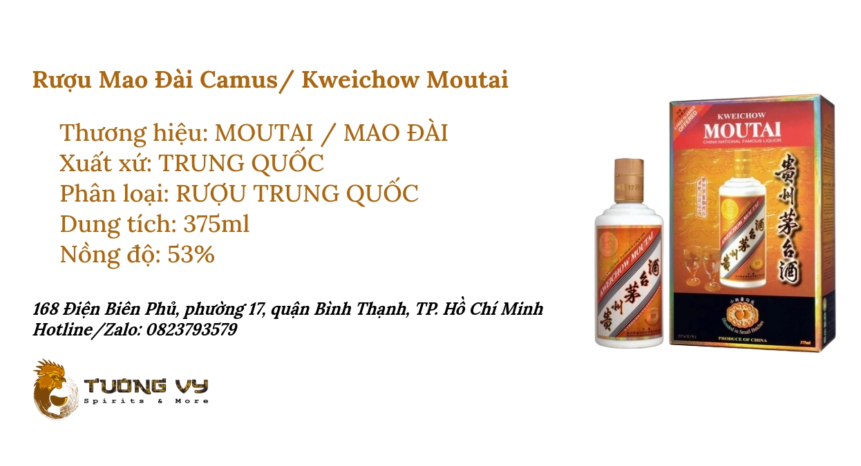 Rượu Mao Đài Camus/ Kweichow Moutai