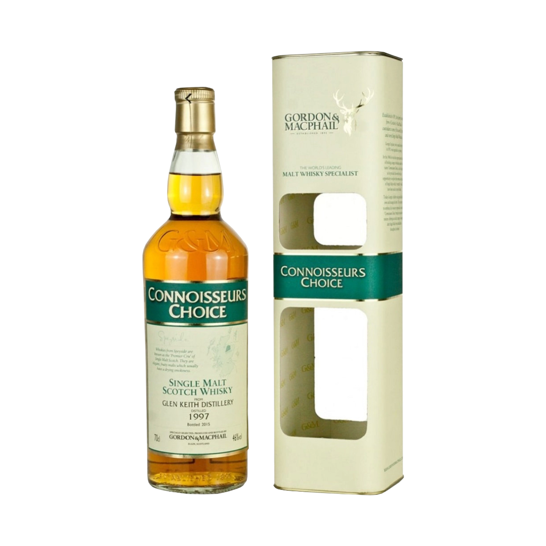 Rượu Whisky Glen Keith 18 Year Old Gordon & Macphail 1997
