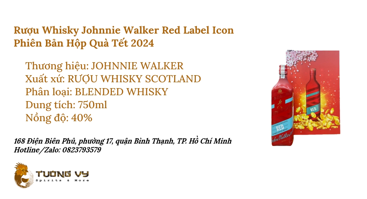 Rượu Whisky Johnnie Walker Red Label Icon