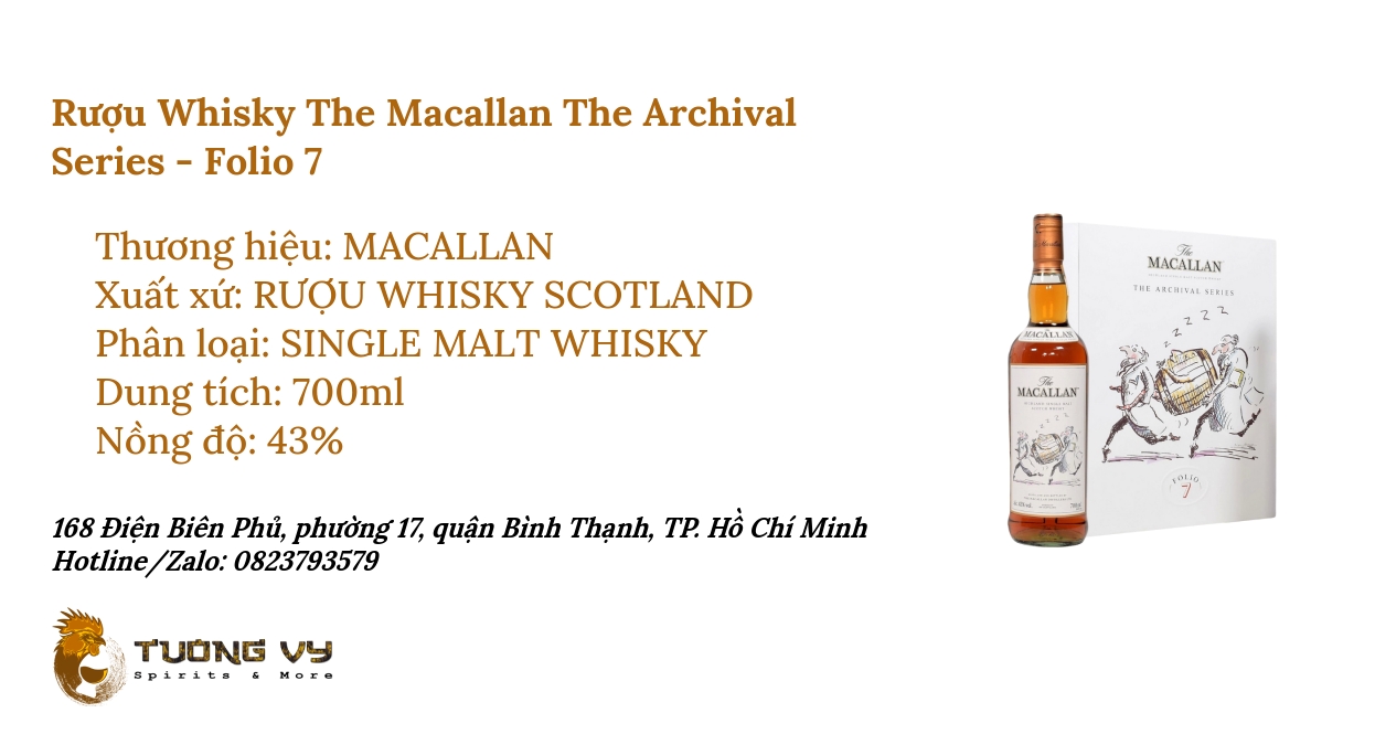 Rượu Whisky The Macallan The Archival Series - Folio 7