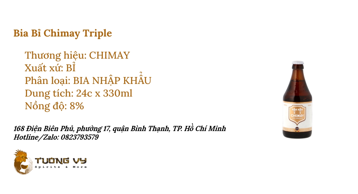 Bia Bỉ Chimay Triple