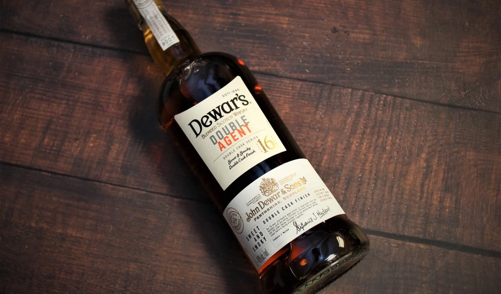 Rượu Whisky Dewar's 16 Year Old Double Agent - Sweet and Smoky 1000ml