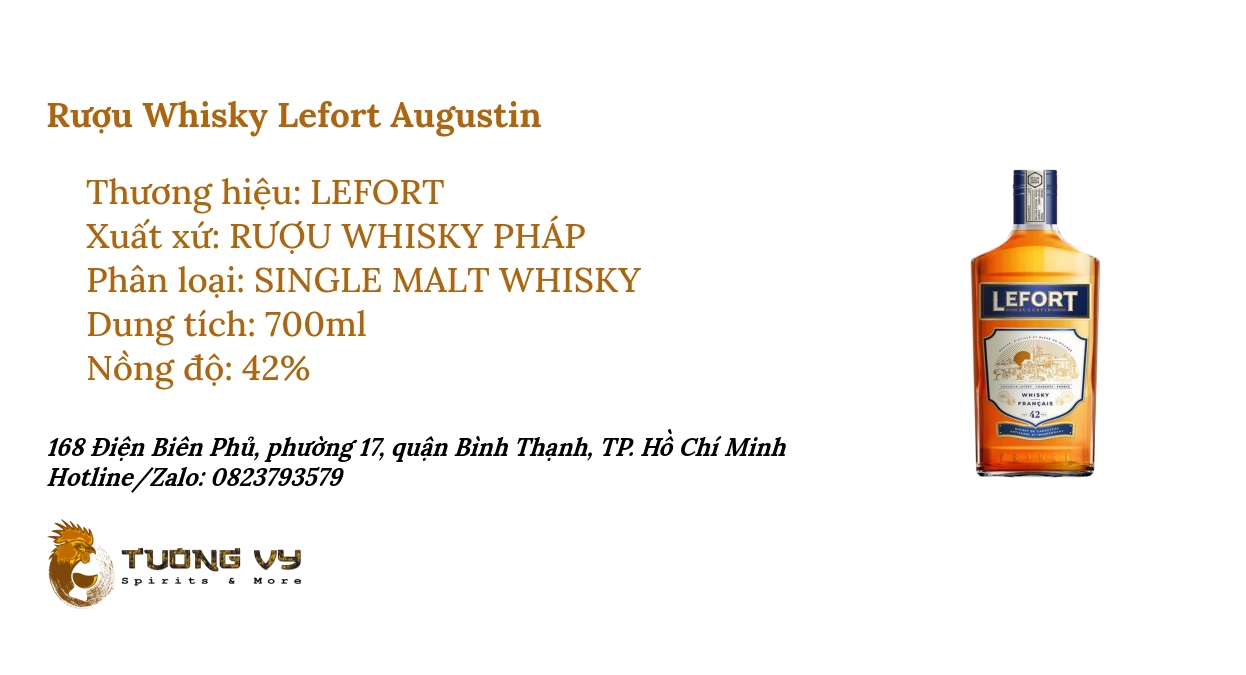 Rượu Whisky Lefort Augustin