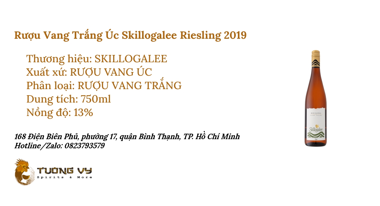 Rượu Vang Trắng Úc Skillogalee Riesling 2019