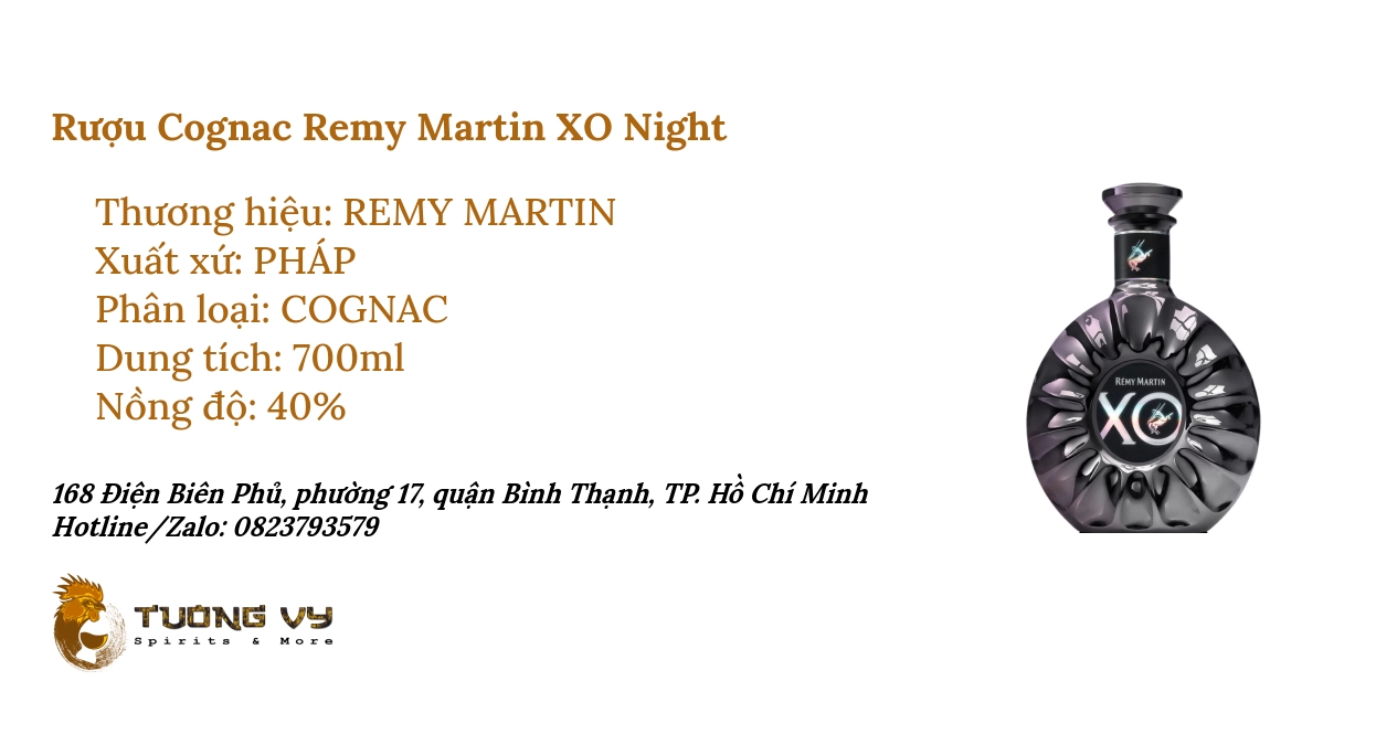 Rượu Cognac Remy Martin XO Night