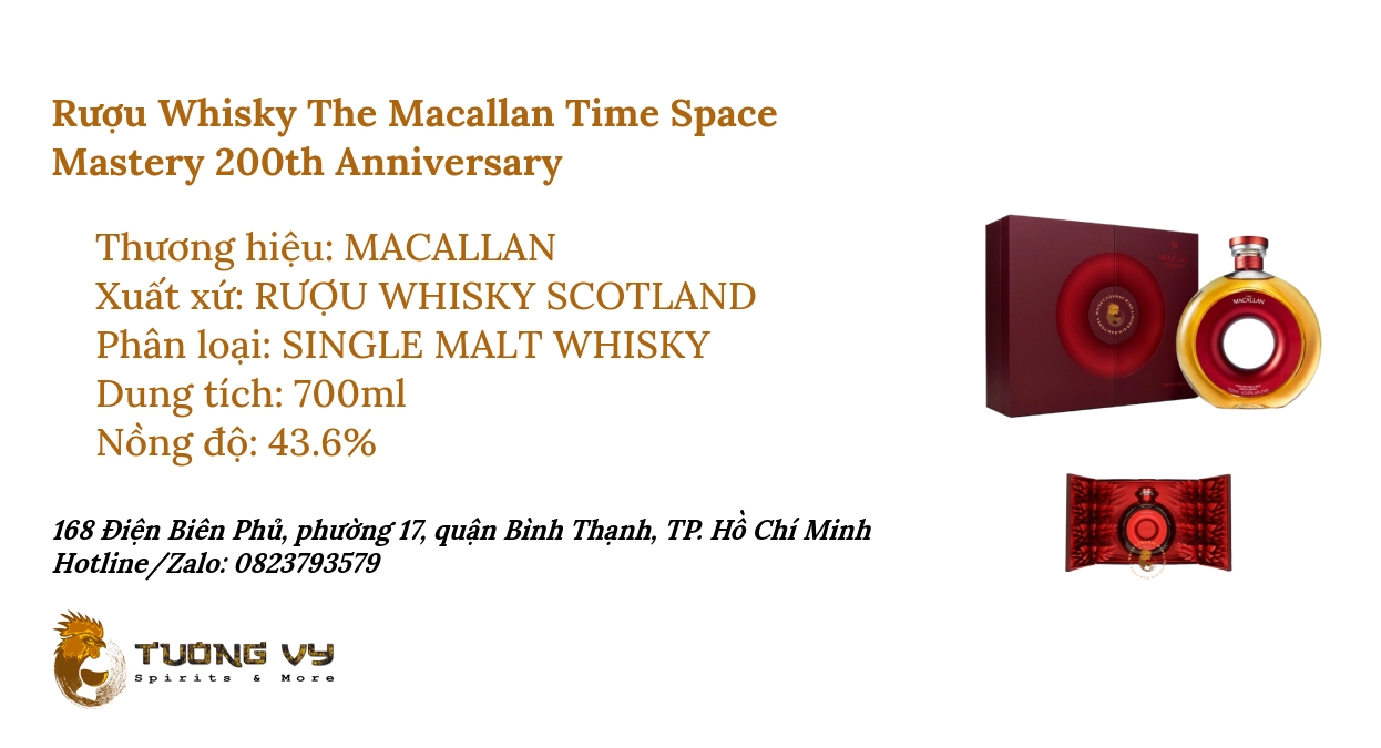 Rượu Whisky The Macallan Time Space Mastery 200th Anniversary