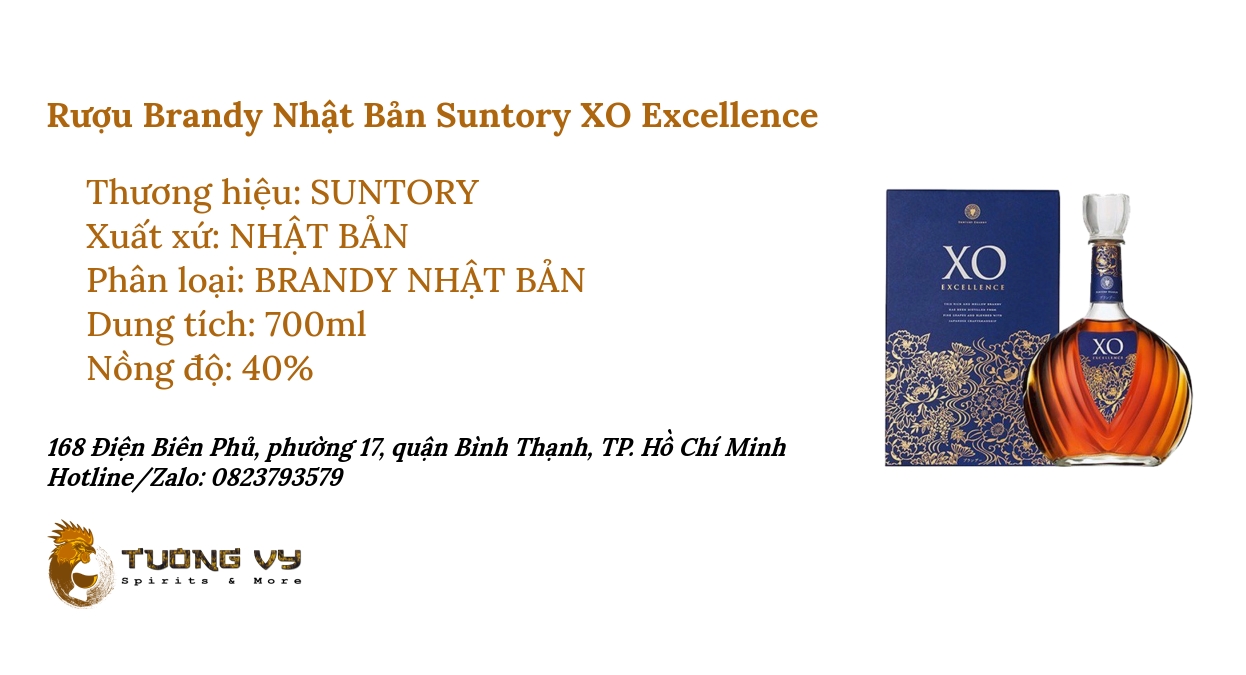 Rượu Brandy Nhật Bản Suntory XO Excellence
