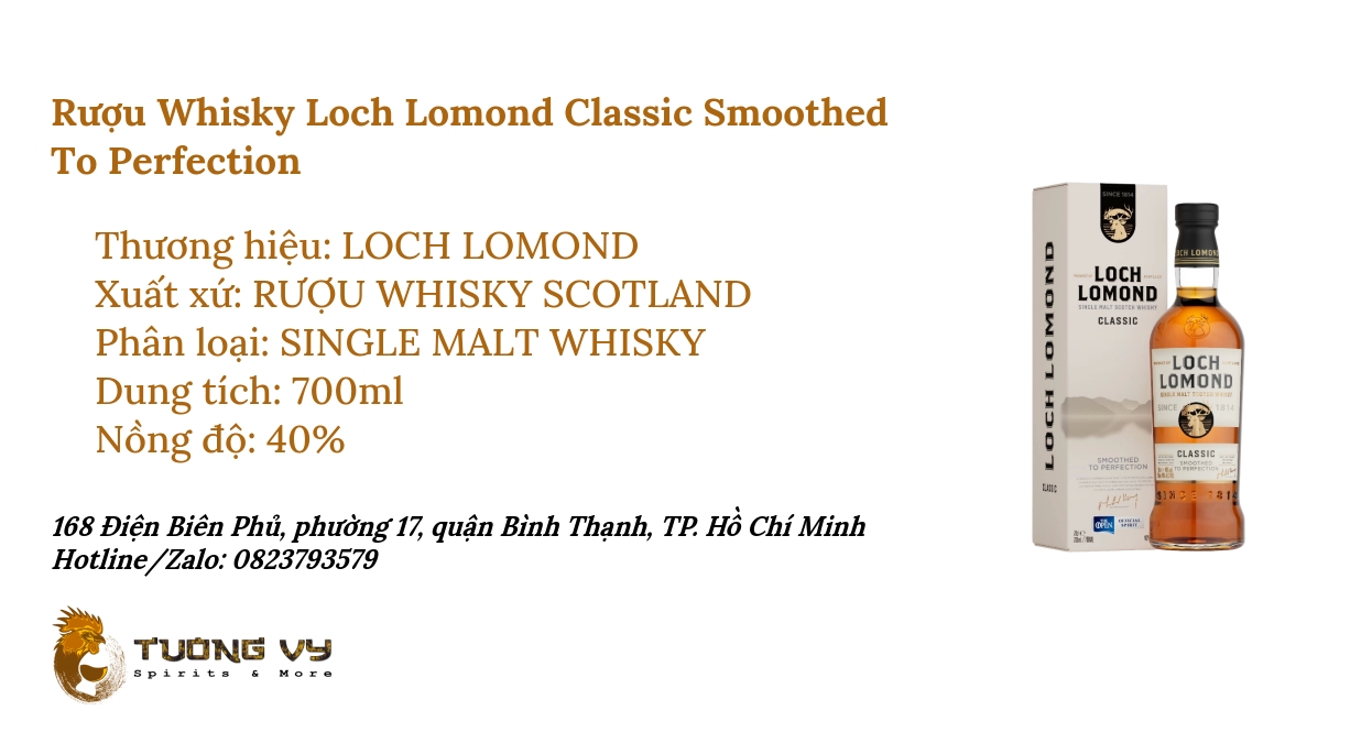 Rượu Whisky Loch Lomond Classic Smoothed To Perfection