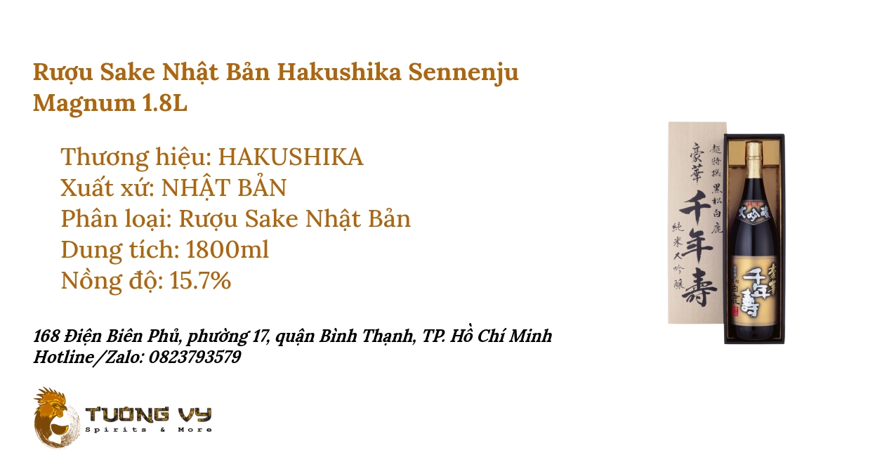 Hakushika Sennenju Magnum 1.8L