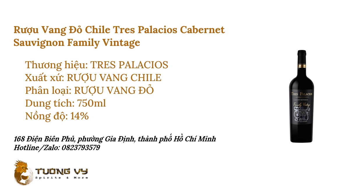 Tres Palacios Cabernet Sauvignon Family Vintage