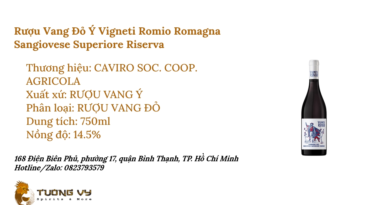 Vigneti Romio Romagna Sangiovese Superiore Riserva