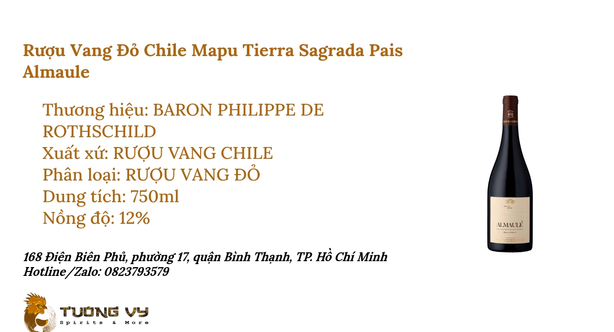 Mapu Tierra Sagrada Pais Almaule - Rượu Tường Vy