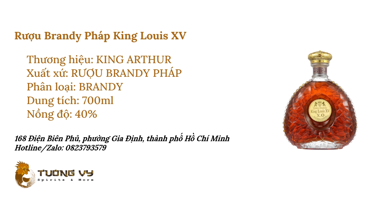 Rượu Brandy Pháp King Louis XV